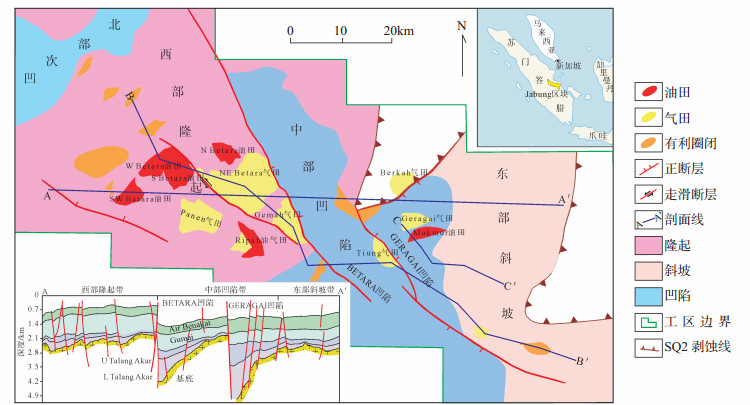 Jabung区块层序地层格架及岩性油气藏勘探潜力