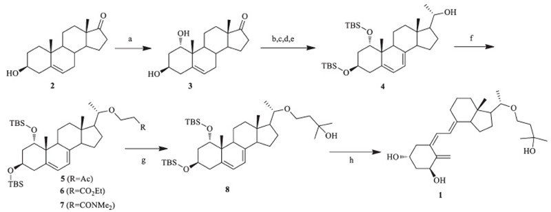 Improved and efficient synthesis of Maxacalcitol