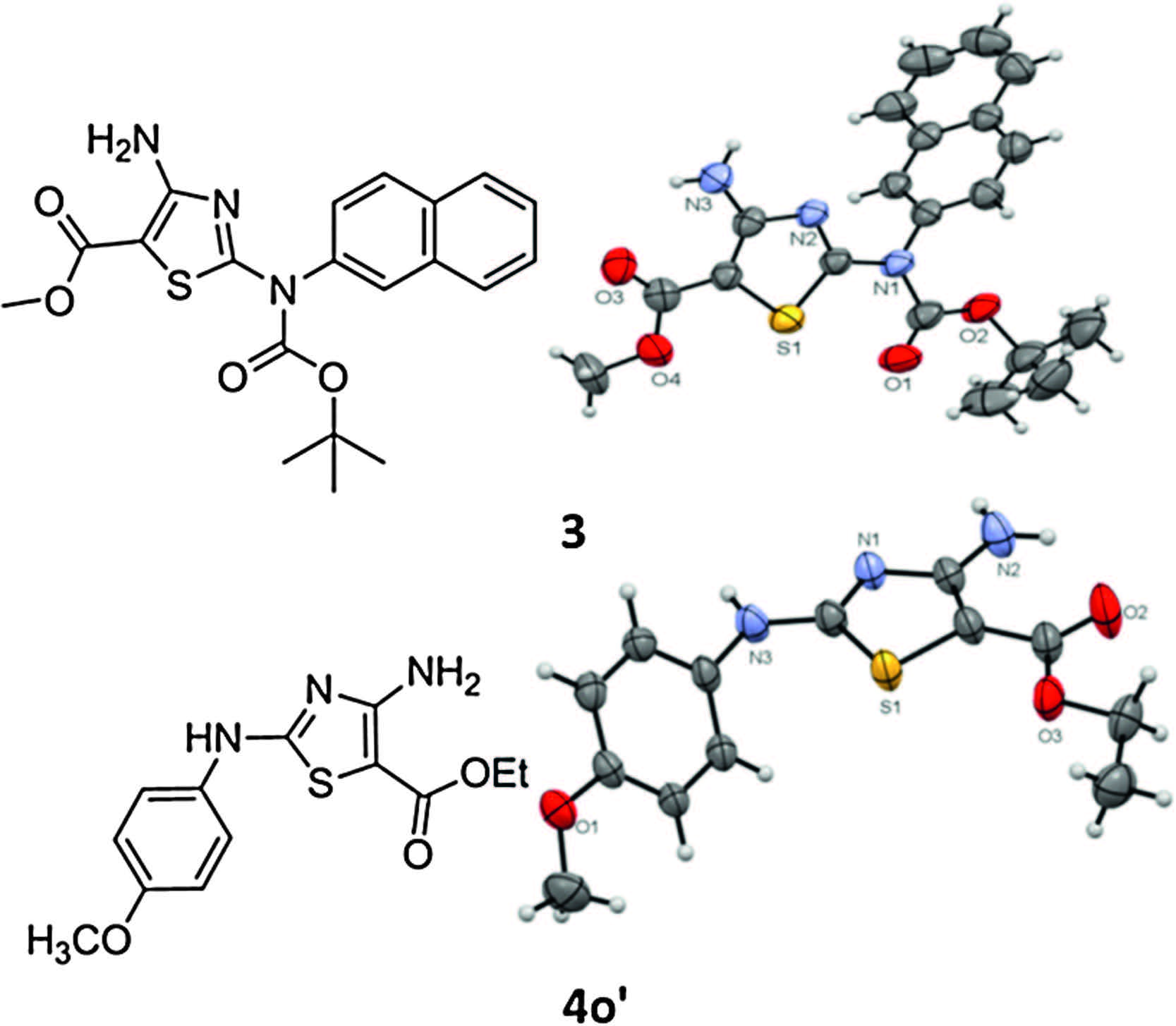 Structure identification of 4-amino-2-(arylamino)thiazole-5-carboxylic ...