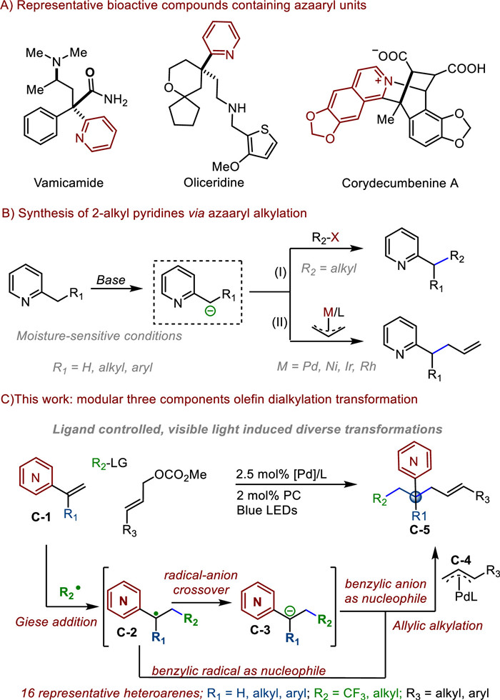 Fig. 1. (A) Representative bioactive compounds containing azaaryl units ...