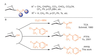 Fig. 1. Overview of glycosyl imidates. (A) Diversified substituents on ...
